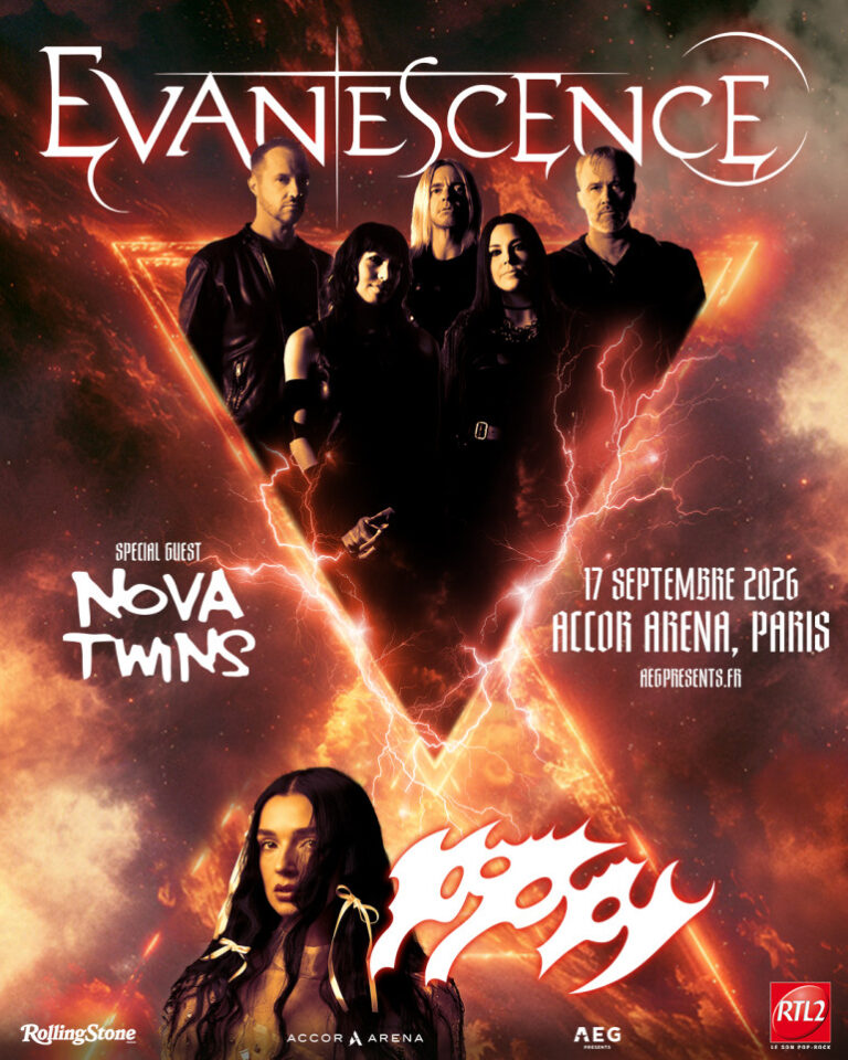 EVANESCENCE revient en France pour 2026 ! - Les News de Lucie Sérannes ...